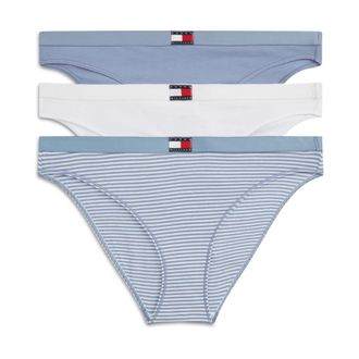 Tommy Hilfiger Femme, Sous-v&ecirc;tements, Multicolore, Taille: 44 FR 3 Pack Bikini