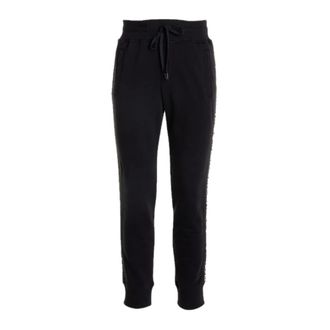 Versace Jeans Couture Logo Tape Fleece Garzata Trainingshose - - Trousers - Herren - Schwarzk - XS