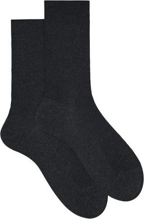 Dor&eacute; Dor&eacute; Chaussettes jambe sensible sans bord &eacute;lastique en coton m&eacute;lang&eacute;