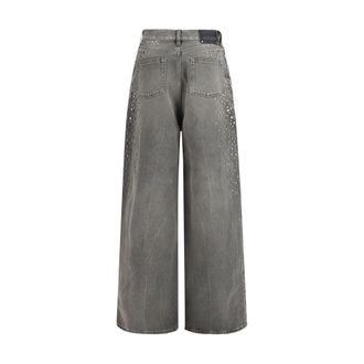 Golden Goose Womens Gray Cotton Jeans Denim Clothing