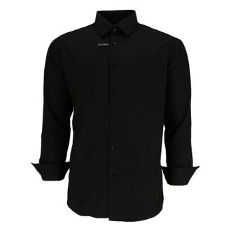 Scotch & Soda Hemd f&uuml;r Herren, Oxford-Stil, Lang&auml;rmlig (Schwarz)