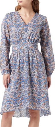 Mustang Jeans Damen Fanny Dress Kleid, Paisley SMALL AOP 12251, 36