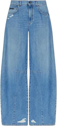Dolce & Gabbana Femme, Jeans, Bleu, Taille: 36 FR Jeans larges