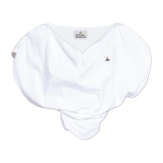 Vivienne Westwood Asymmetrisches Top - - Blouses & Shirts - Damen - Wei&szlig; - M