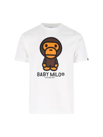 A Bathing Ape T-Shirt-Logo Baby Milo
