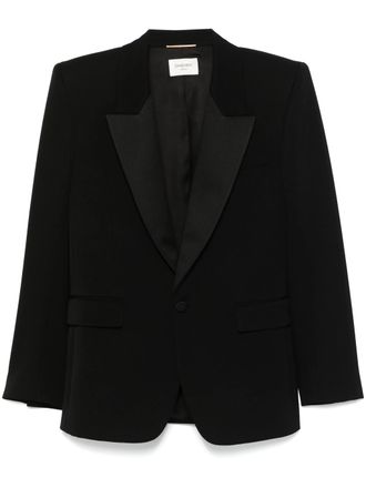 Saint Laurent Blazer Grain De Poudre