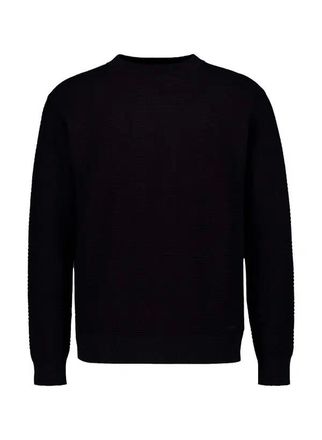 HUGO BOSS Herren Pullover schwarz unifarben