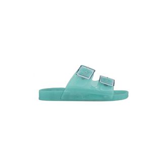 Colors Of California Sandales en caoutchouc pour femmes avec brides r&eacute;glables - Femme - Chaussures - Bleu - Taille: 41 EU