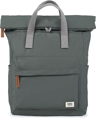 Roka London Canfield B - Mochila mediana de nailon sostenible, Tomillo, M