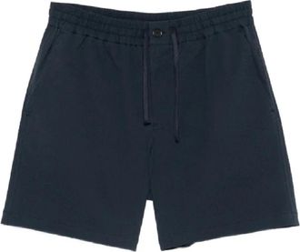 Maison Kitsun&eacute; Homme, Shorts, Bleu, Taille: L Elasticated Shorts