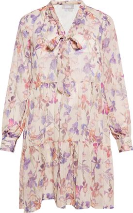 Usha Kleid Damen Creme Mehrfarbig