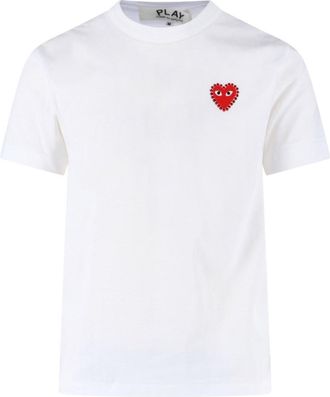 Comme Des Gar&ccedil;ons T-Shirt Mit Logo-Strasssteinen