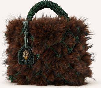 Kurt Geiger Handtasche Macrame Crsytal Small Mit Schmucksteinen gruen