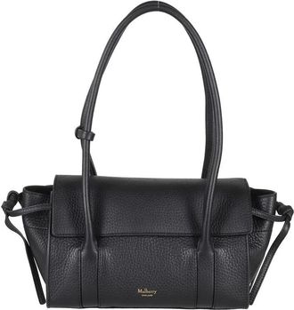 Mulberry Hobo Bags - Mini Soft Bayswater Heavy Grain Bag - Gr. unisize - in Schwarz - f&uuml;r Damen