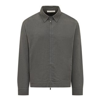 Fear of God Homme, Vestes, Gris, Taille: XS Veste de travail en serg&eacute; de coton