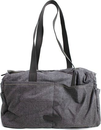 Brunello Cucinelli Grey Fabric Duffle Bag