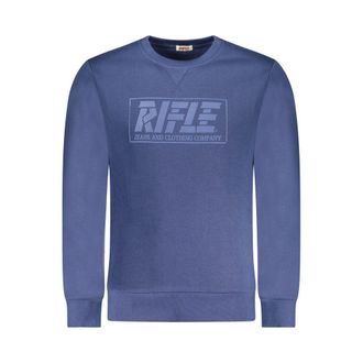 Rifle Blau Baumwolle Herren Sweatshirt