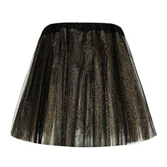 Generic Jupe Paillette Femme Jupes Sequin Jupe Paillettes Mode Femme &Eacute;lastique 3 Couches pour Danse Tutu, Jupe Dynamique et &Eacute;l&eacute;gante