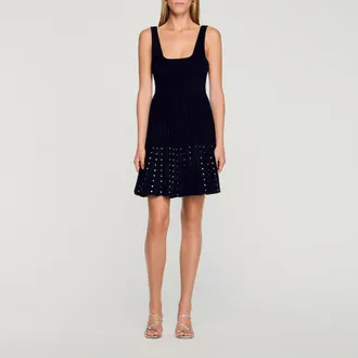 Sandro Robe courte &agrave; strass