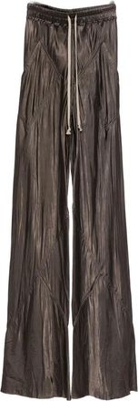 Rick Owens Femme, Pantalons, Brun, Taille: 36 FR Pantalon &agrave; Panneaux et Cordon de Serrage