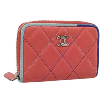 Chanel Porte-monnaie Pre-owned - Femme - Pre-owned - Rose - Taille: ONE Size
