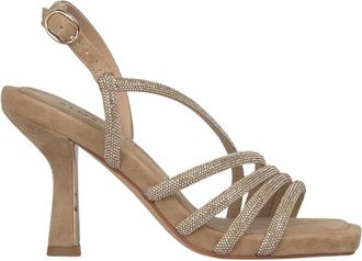 Alma En Pena Alma EN Pena, Femme, Chaussures, Beige, Taille: 39 EU Tubular Shiny Sandal