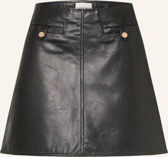 Claudie Pierlot Claudie Pierlot Lederrock schwarz