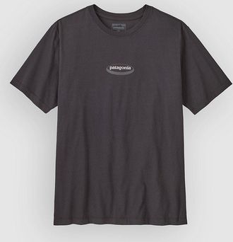 Patagonia 95 Oval Logo T-Shirt ink black