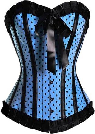 Generic Corset Femme Pirate, Body En Dentelle Pour Femme, Soutien-Gorge Push-Up Et Taille Affin&eacute;e