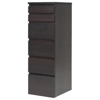 IKEA MALM Kommode mit 6 Schubladen