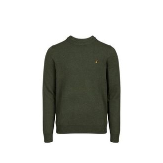 Farah Pull droit &agrave; logo brod&eacute; en laine