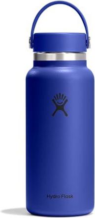 Hydro Flask Wide Flex Cap 946 ml (32 oz) Flasche - Edelstahl, auslaufsicher - Isoliert, 24 Std. kalt & 12 Std. hei&szlig; - Capri Blue