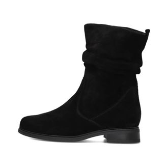 Gabor Schwarze Wildleder-Stiefeletten - - Shoes - Damen - Schwarzk - 38 EU