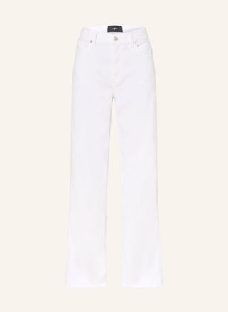7 For All Mankind Straight Jeans Stovepipe weiss