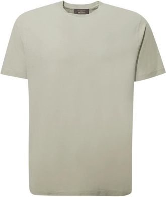 Zanone Homme, Tops, Beige, Taille: XL T-shirt &agrave; Manches Courtes et Col Rond