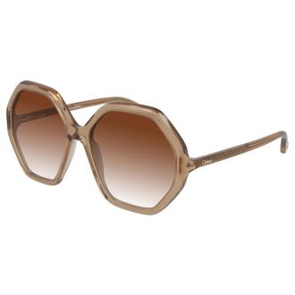 Chlo&eacute; Esther Sonnenbrille - - Accessories - Damen - Beige - 58 MM