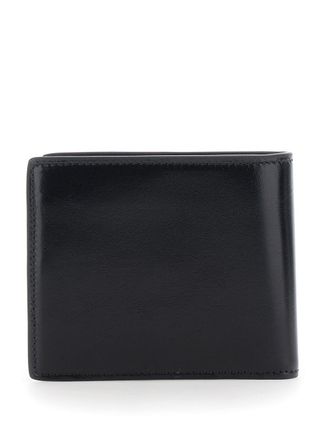 Versace Mens Bi-Fold Wallet Black Polyester