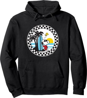 Peanuts Snoopy Surfs Up Pullover Hoodie