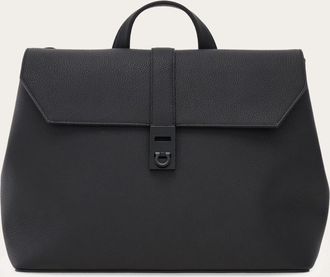 Ferragamo Herren Hug Reise-Aktenmappe Schwarz