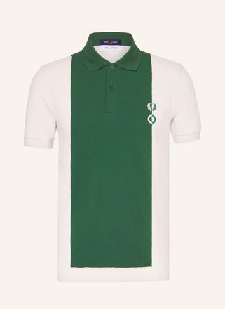 Fred Perry Piqué-Poloshirt weiss