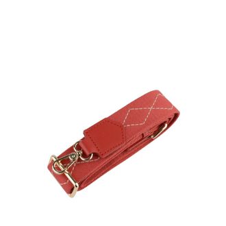 Pourchet Femme, Sacs, Rouge, Taille: ONE Size Bandouli&egrave;re Tress&eacute;e