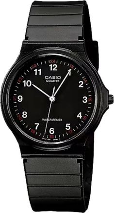 Casio Homme, Accessoires, Noir, Taille: ONE Size Montre analogique minimaliste Mq-24-1Blleg