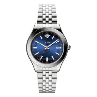 Versace Homme, Accessoires, Gris, Taille: ONE Size Montre Hellenyium