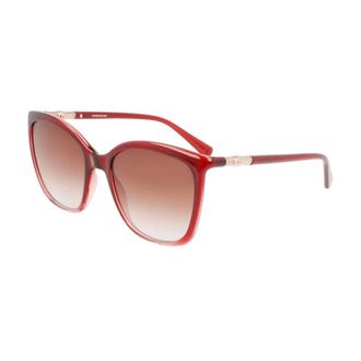 Longchamp Femme, Accessoires, Rouge, Taille: ONE Size Lo710S Injected Lunettes de soleil