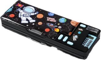 Generic Federmäppchen für Mädchen mit Taschenrechner, Bleistiftspitzer, multifunktionaler Schreibwaren-Organizer, einzigartiges Briefpapier, bestes Geschenkse