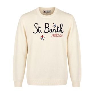 MC2 Saint Barth Heron Pullover - - Knitwear - Herren - Beige - 2XL