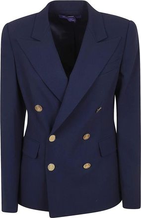 Ralph Lauren Femme, Vestes, Bleu, Taille: 36 FR Camden Lined Jacket