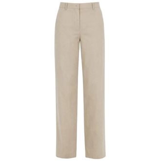 Paul Smith Ma&szlig;geschneiderte Leinen-Hose mit weitem Bein - - Trousers - Damen - Beige - XS