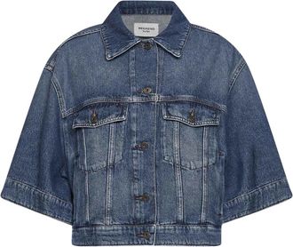 Max Mara Veste en jean - Femme - Vestes - Bleu - Taille: 40 FR