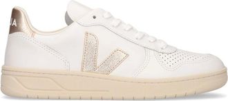 Veja Femme, Chaussures, Blanc, Taille: 36 EU Baskets Minimalistes en Cuir